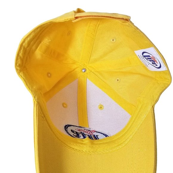 Miller Lite | Accessories | Miller Lite Yellow Baseball Hatcap ...